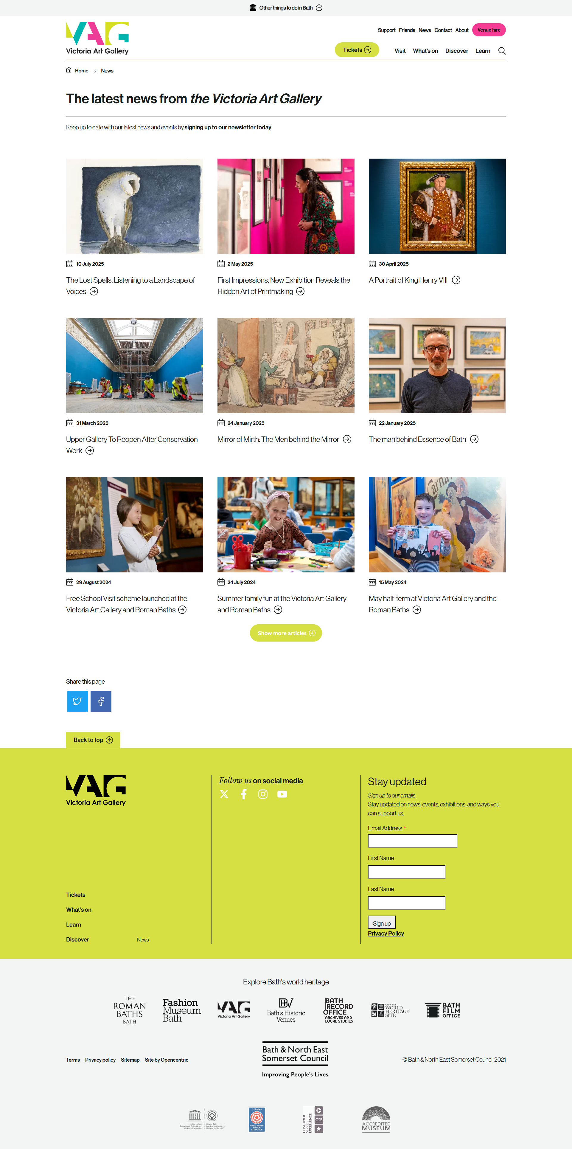 Project Showcase: Public Art Museum & Community Gallery Portal | WeebPal